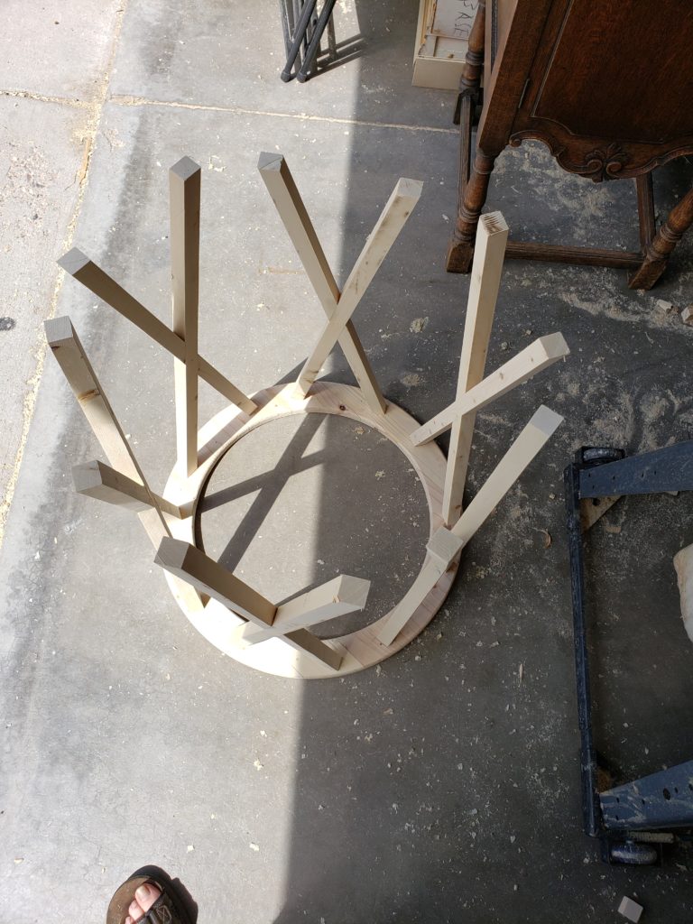 Installing End table legs | Diaries of a Craftsman